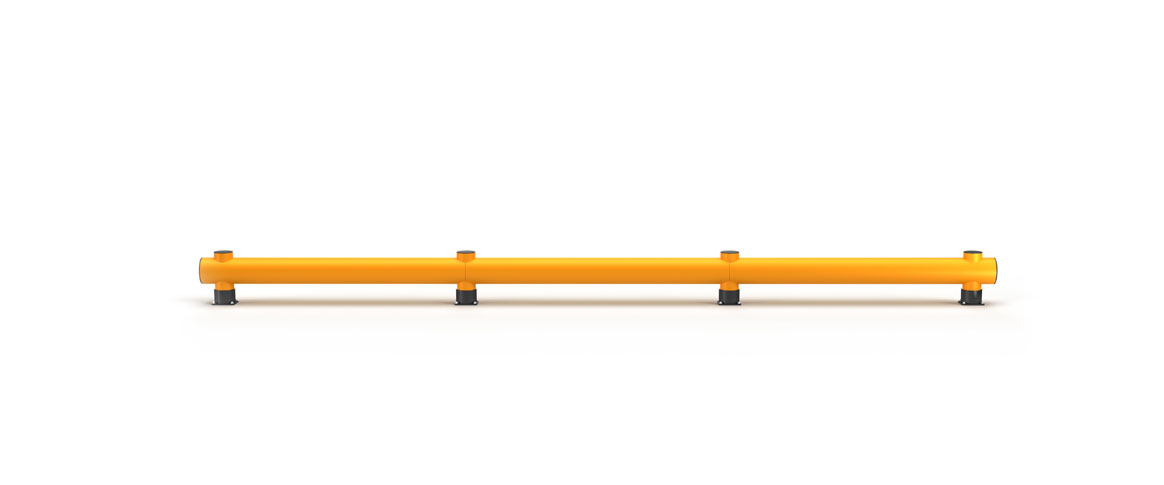 Single Rail Traffic Barrier - Ampere System