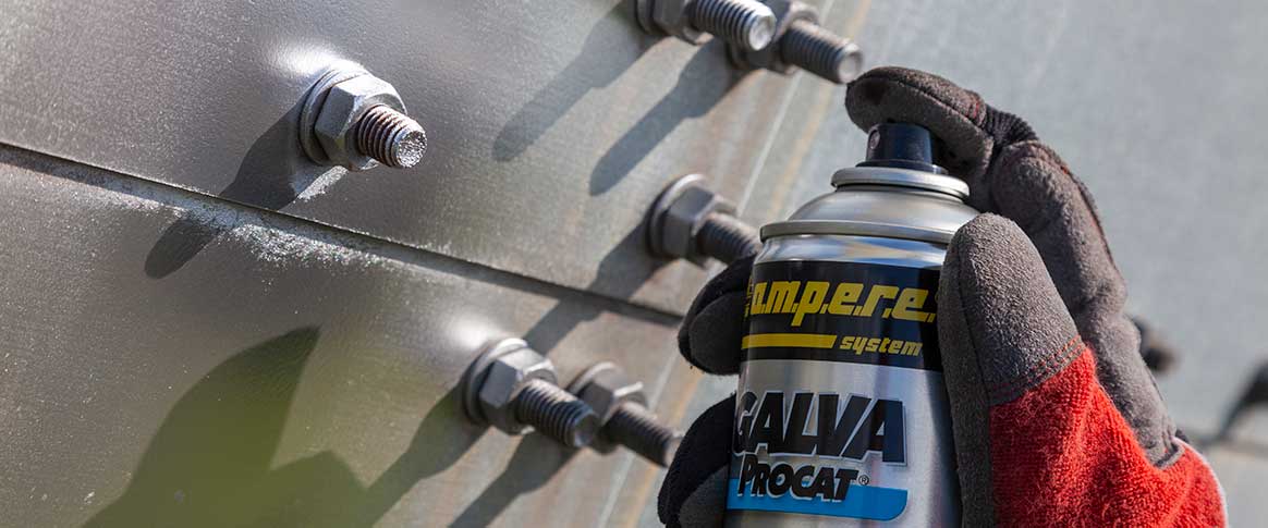 Cold galvanization spray – GALVA PROCAT® - Ampere System